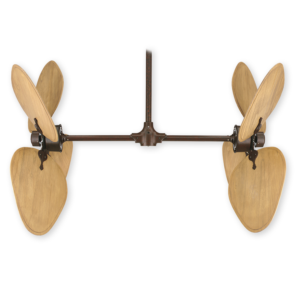 Double Ceiling Fan With Monkey | Shelly Lighting
